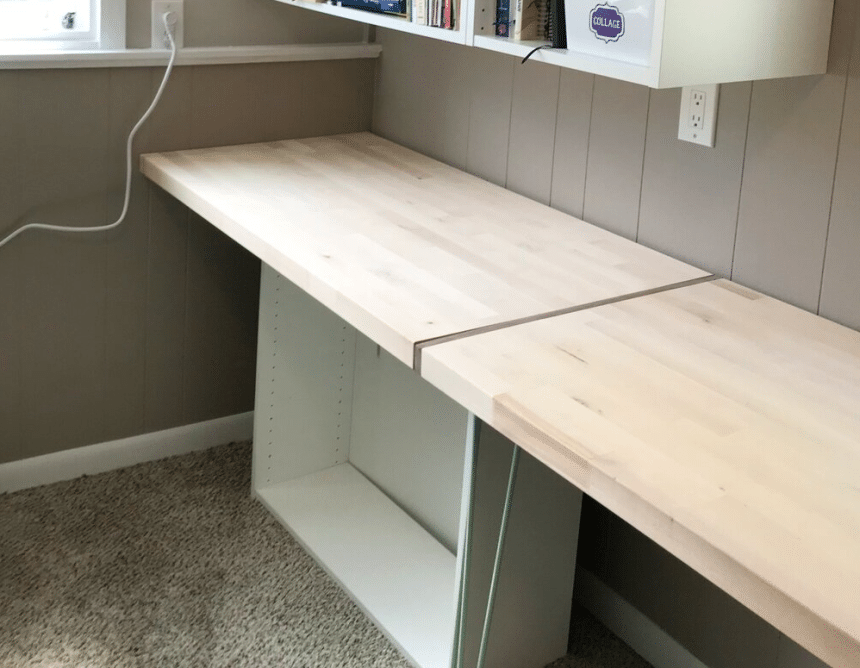 24 DIY Craft Desk Ideas to Create the Perfect Craft Space - HelpWithDIY