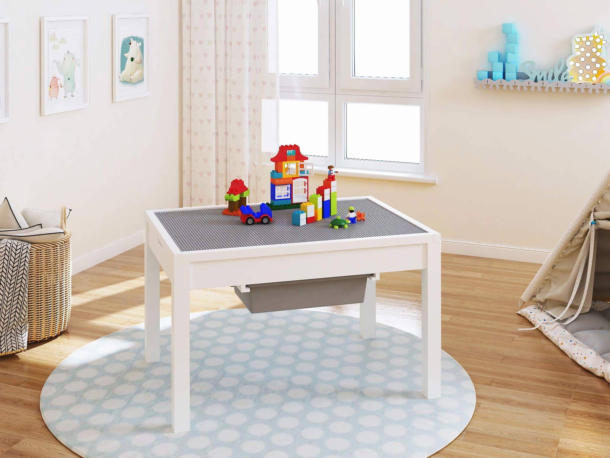 20 Lego Table Ideas with Brilliant Storage Solutions - HelpWithDIY