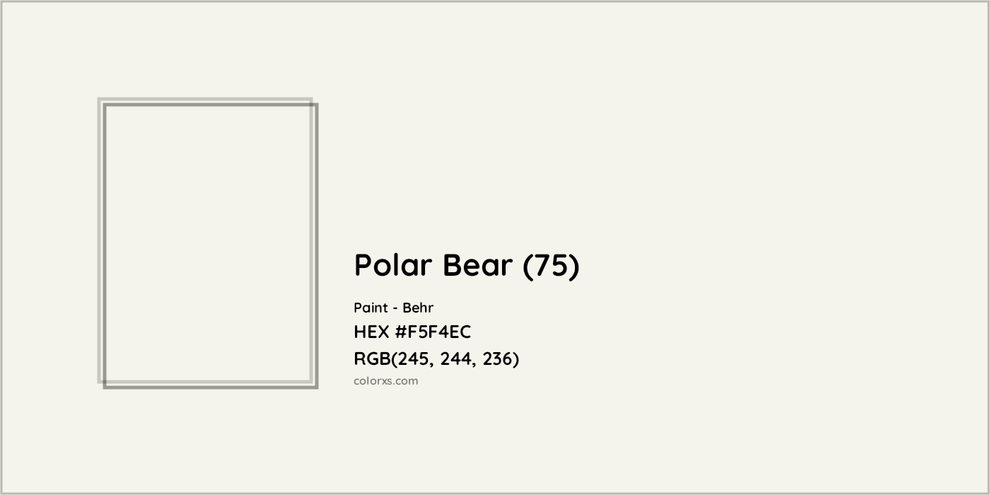 Behr Polar Bear 75 Review – The Best True Behr White Paint Color ...