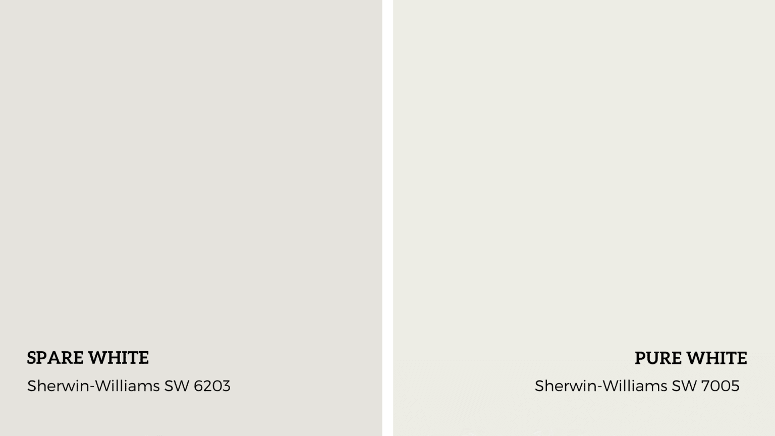 Spare White Sherwin Williams vs Pure White: How to Choose - HelpWithDIY