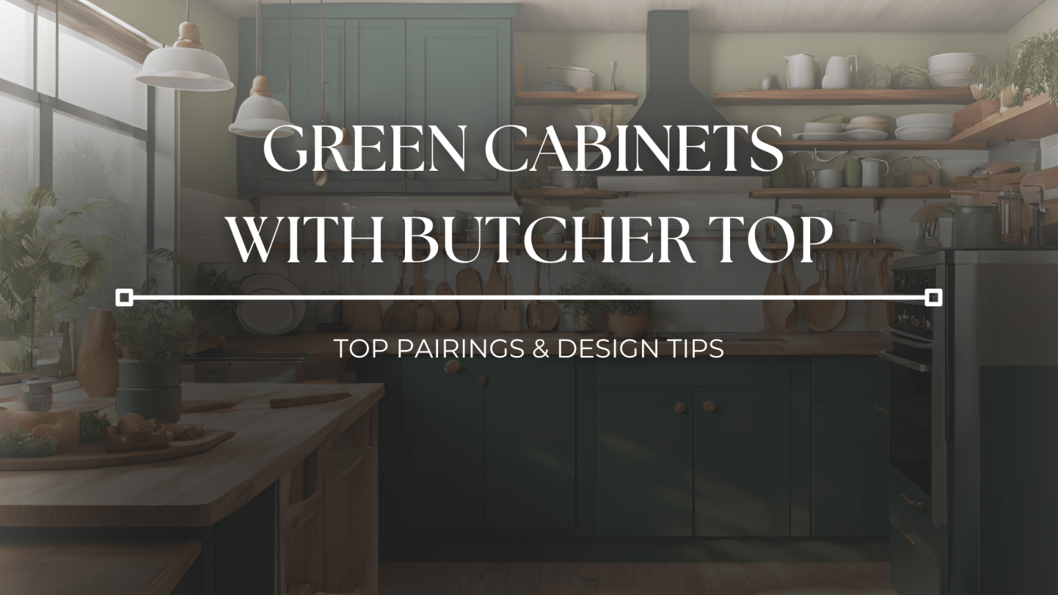 Green Cabinets with Butcher Block: Best Pairings & Tips - HelpWithDIY