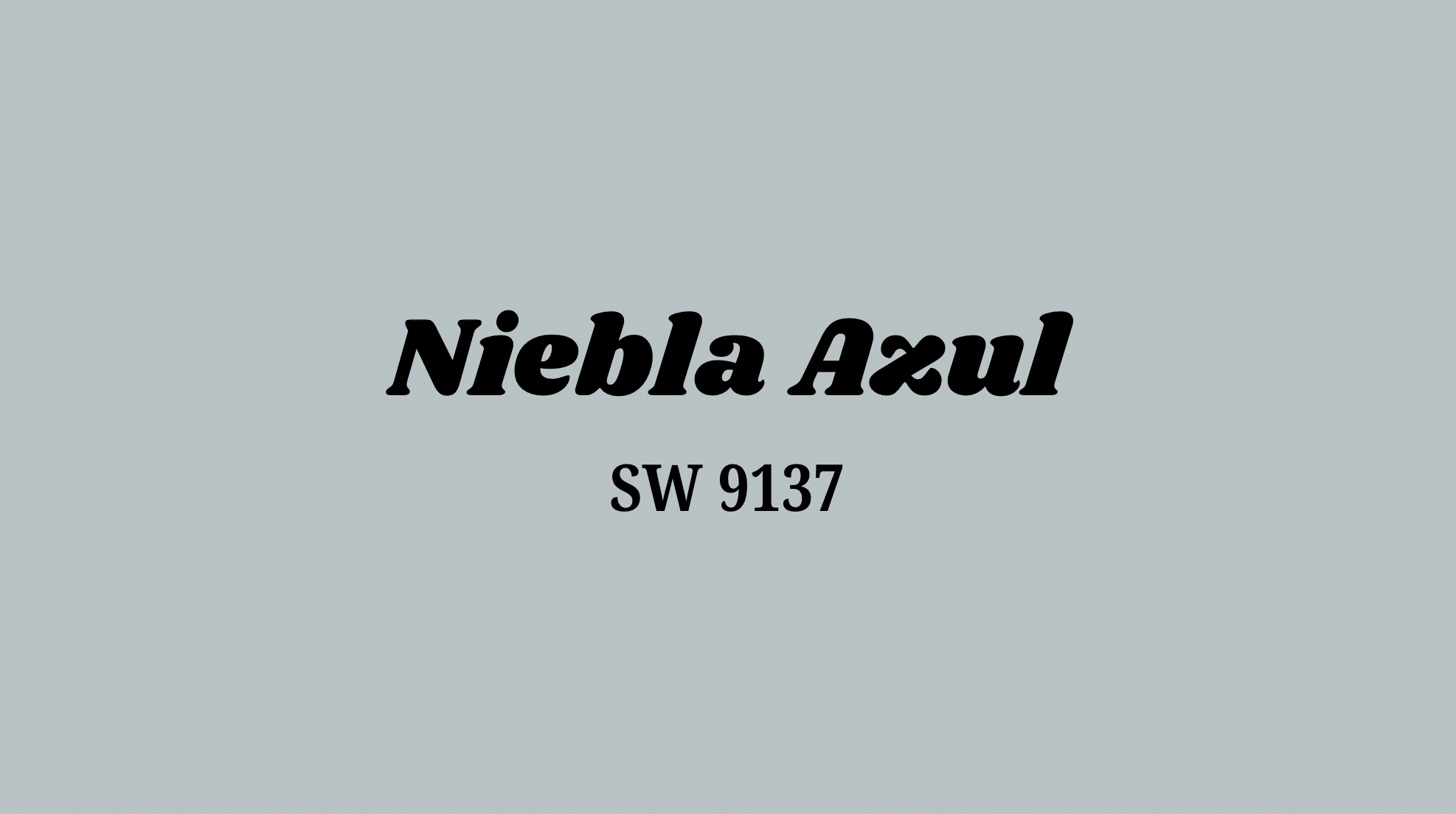 Sherwin Williams Niebla Azul for Tranquil Interiors - HelpWithDIY