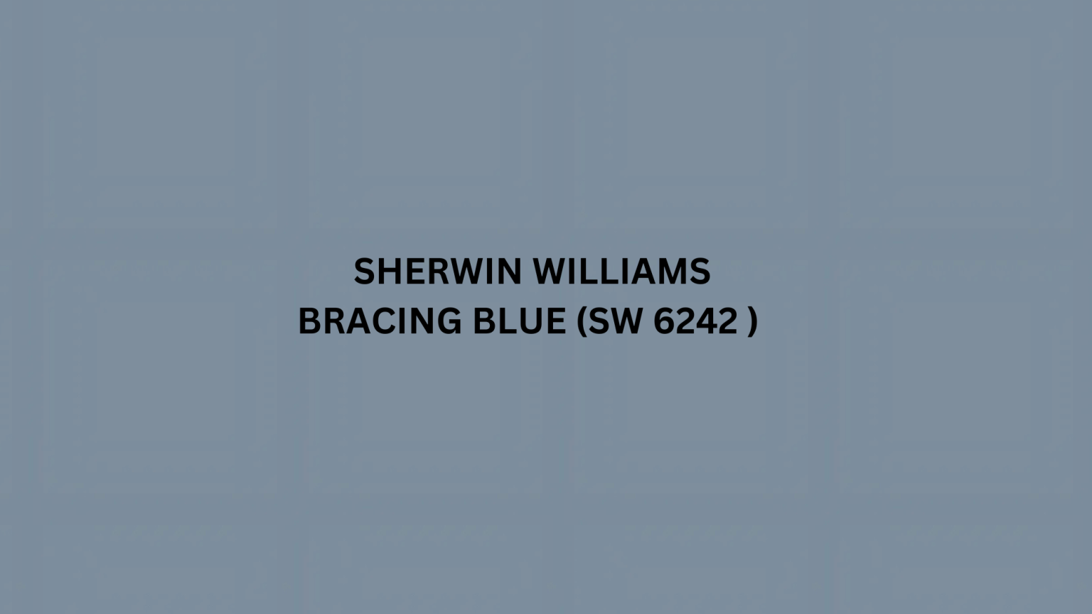 Bracing Blue Sherwin-Williams SW 6242: Must-Try Paint Color - HelpWithDIY