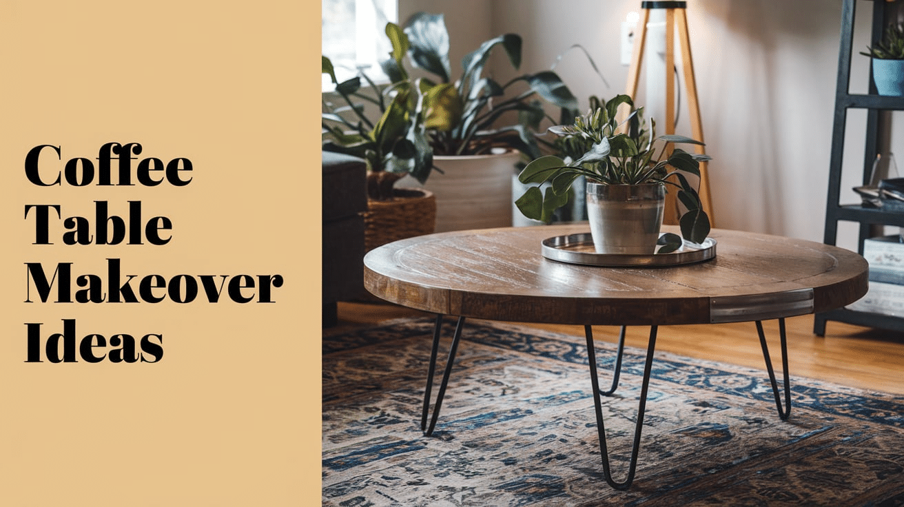 29 Simple and Creative Paint Coffee Table Makeover Ideas - HelpWithDIY