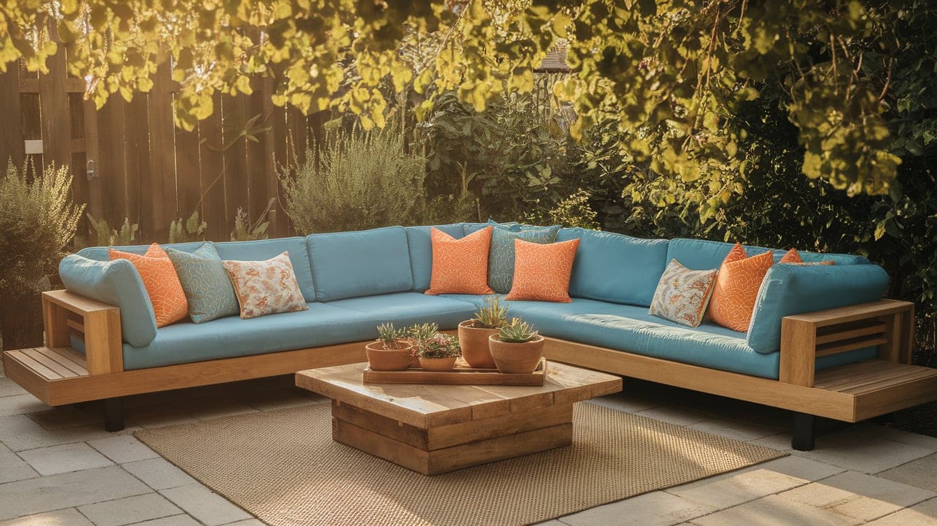 DIY Outdoor Sectional: Build Your Perfect Backyard Lounge - HelpWithDIY