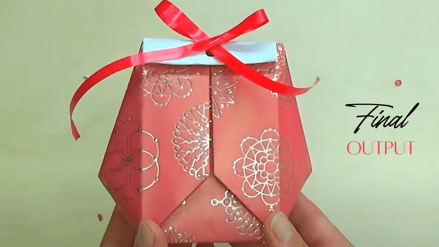 How to Make an Origami Gift Bag in Simple and Easy Steps - HelpWithDIY