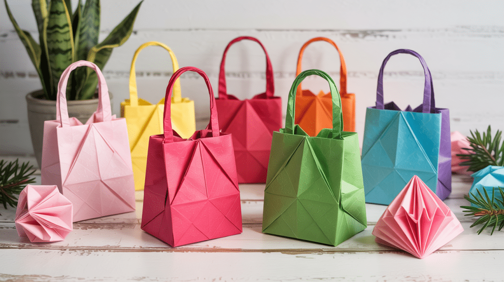 How to Make an Origami Gift Bag in Simple and Easy Steps - HelpWithDIY