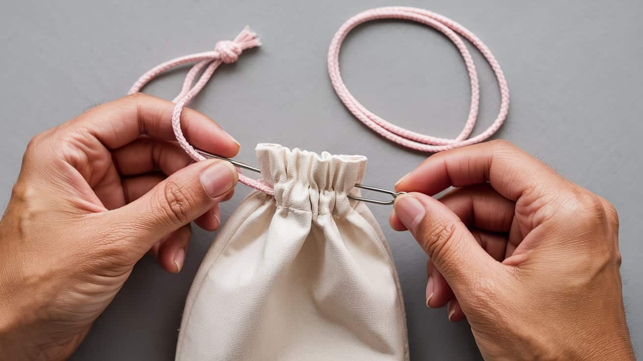 Step-by-Step Instructions for Making a Lined Drawstring Bag - HelpWithDIY