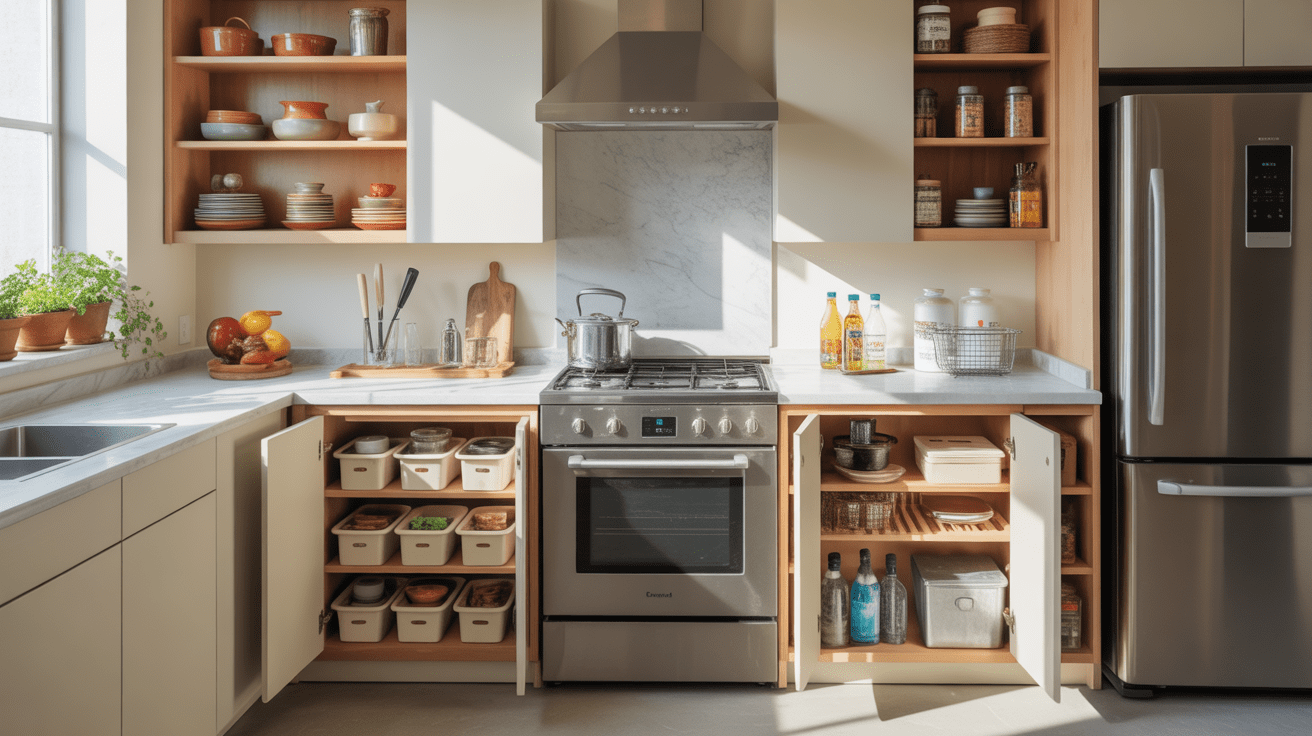 10 Essential Zones for Perfectly Organized Kitchen Cabinets - HelpWithDIY