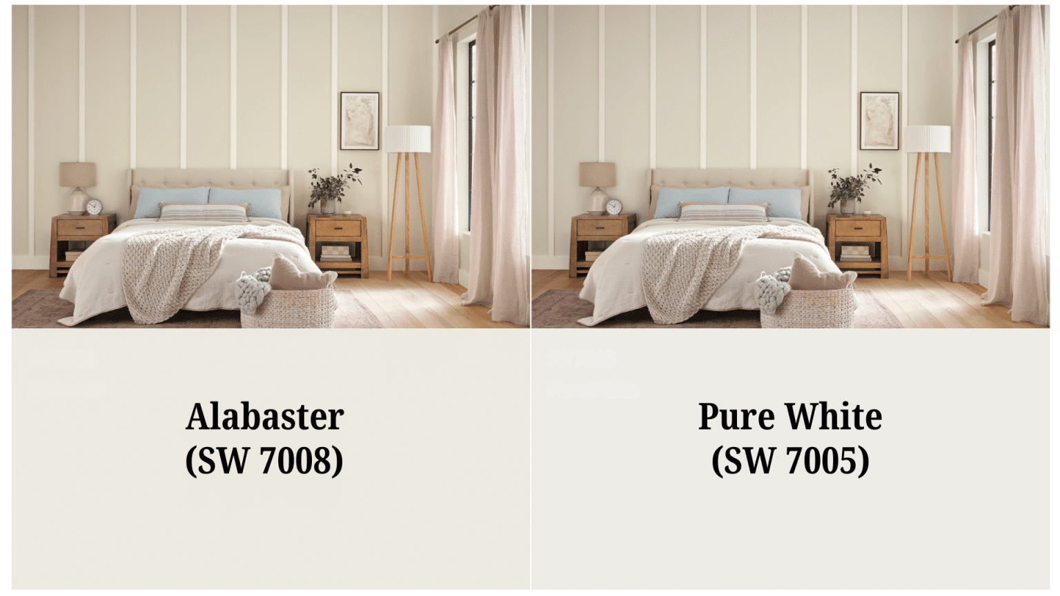 Sherwin-Williams Alabaster vs Pure White: Complete Review - HelpWithDIY
