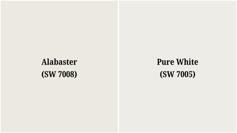 Sherwin-Williams Alabaster vs Pure White: Complete Review - HelpWithDIY