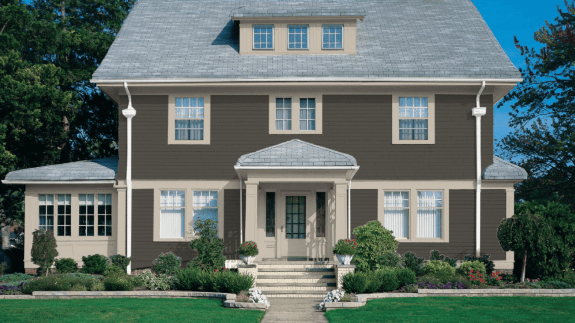 Exterior Urbane Bronze Coordinating Colors: Perfect Pairings - HelpWithDIY