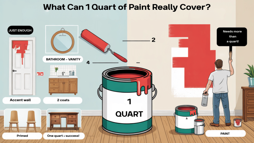 What Can 1 Quart of Paint Cover? Your Complete Guide - HelpWithDIY