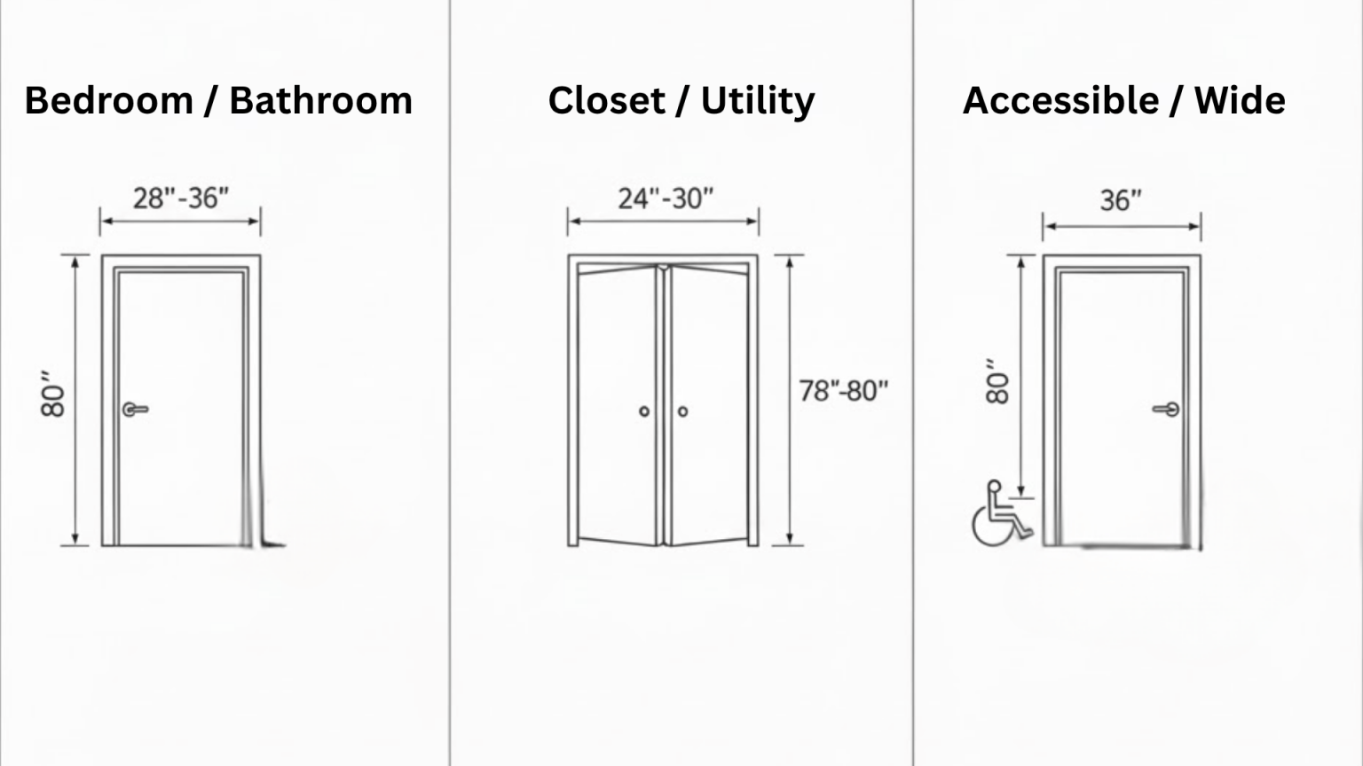 Standard Door Sizes for Every Home Design - HelpWithDIY