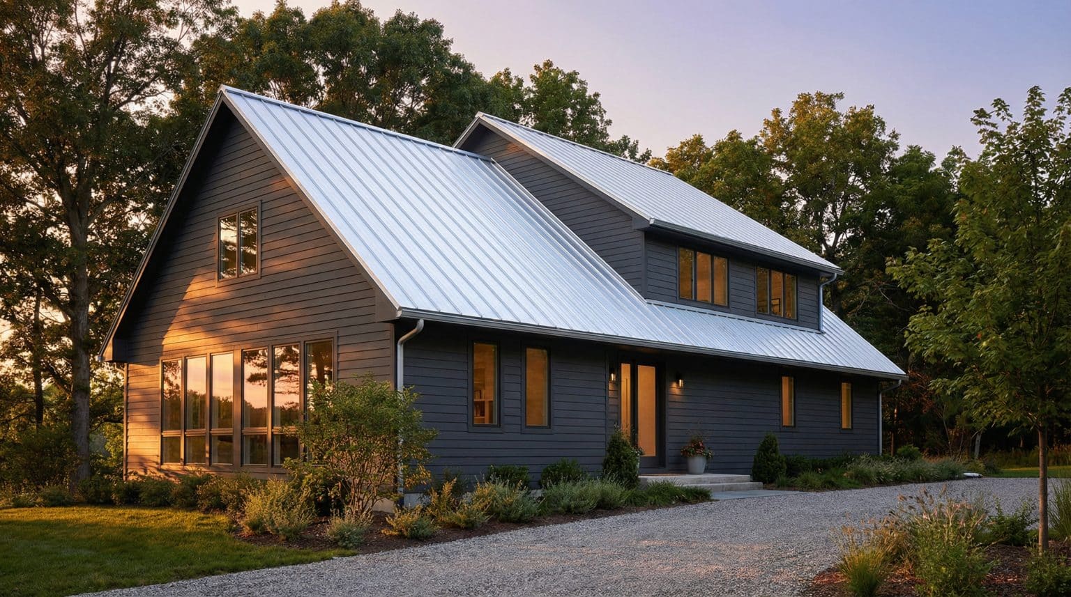 Dark Siding With Light Metal Roofs: Color Guide - HelpWithDIY