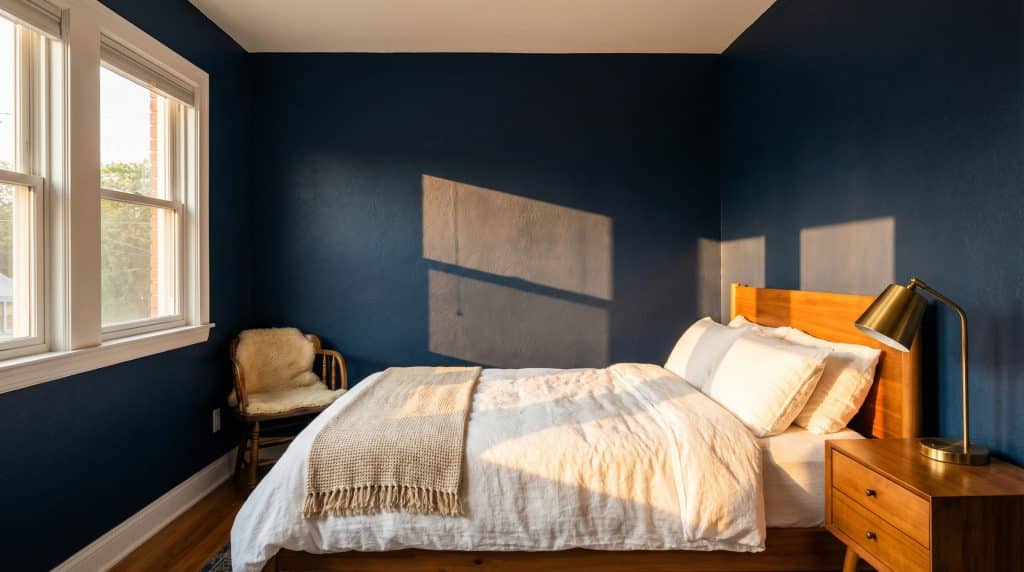 Deep Blue In Small Rooms: Light, Undertones, Tips - HelpWithDIY