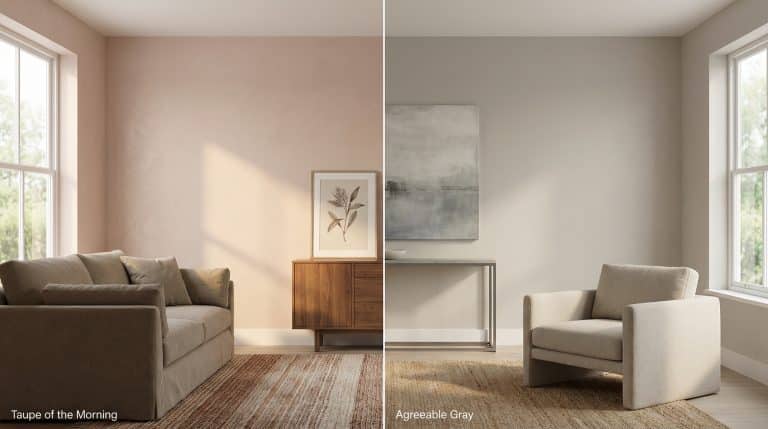 Taupe Of The Morning Vs Agreeable Gray: Key Differences - HelpWithDIY