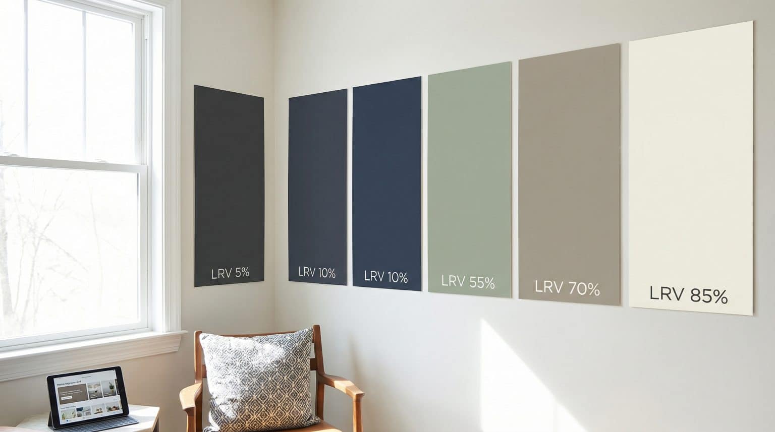 Paint LRV Guide: Pick The Right Shade For Your Room - HelpWithDIY