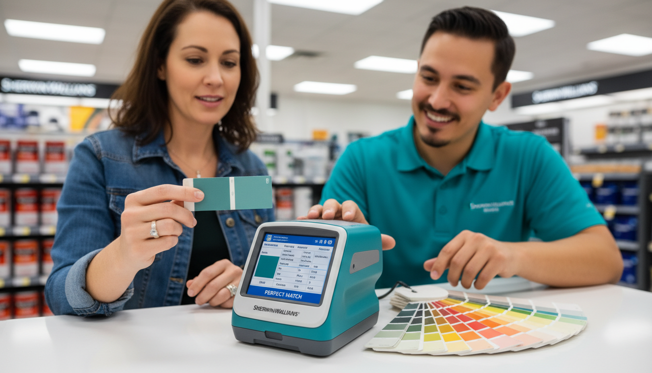 Sherwin-Williams Paint Color Matching: Step-by-Step - HelpWithDIY