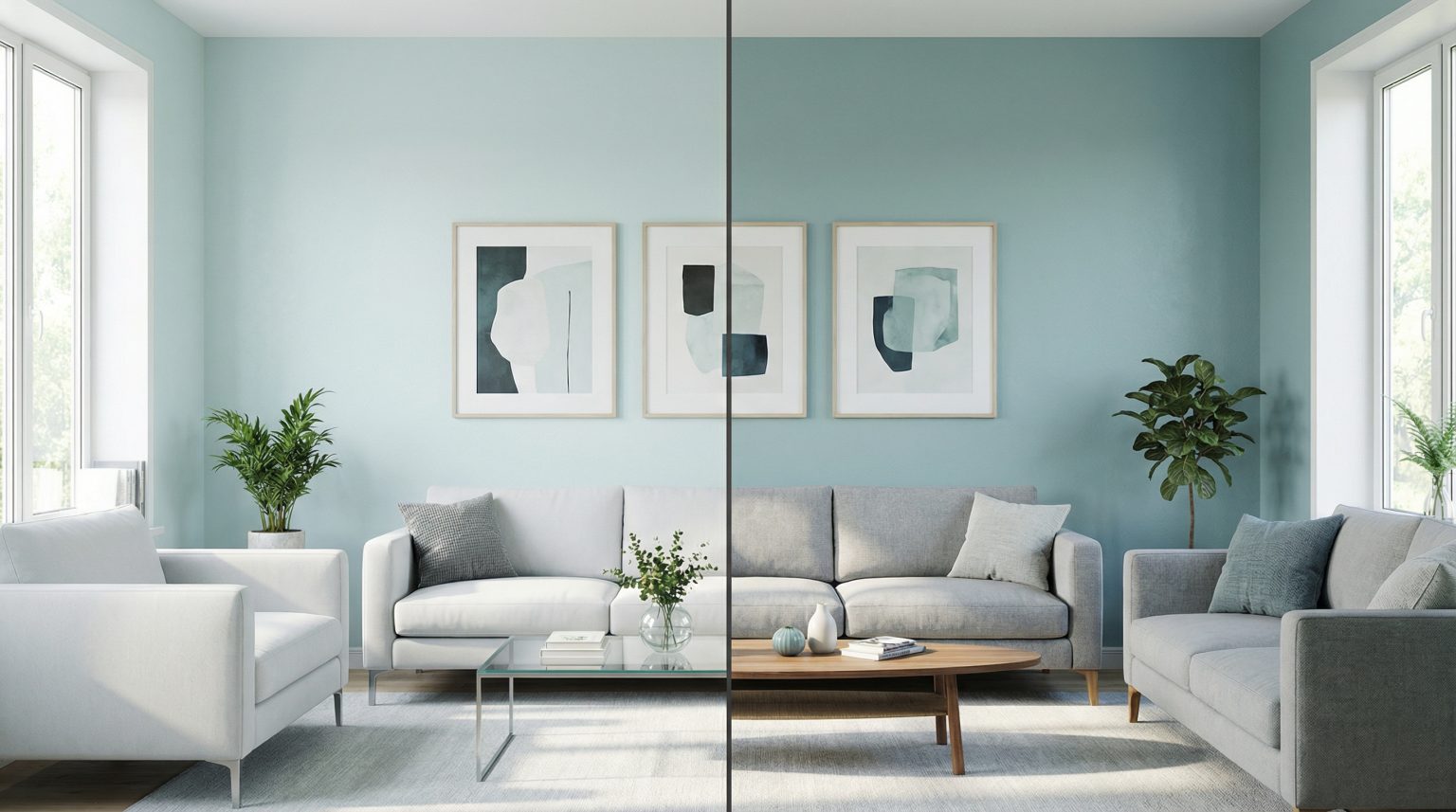 Window Pane vs Rainwashed: Which Paint Looks Cooler? - HelpWithDIY