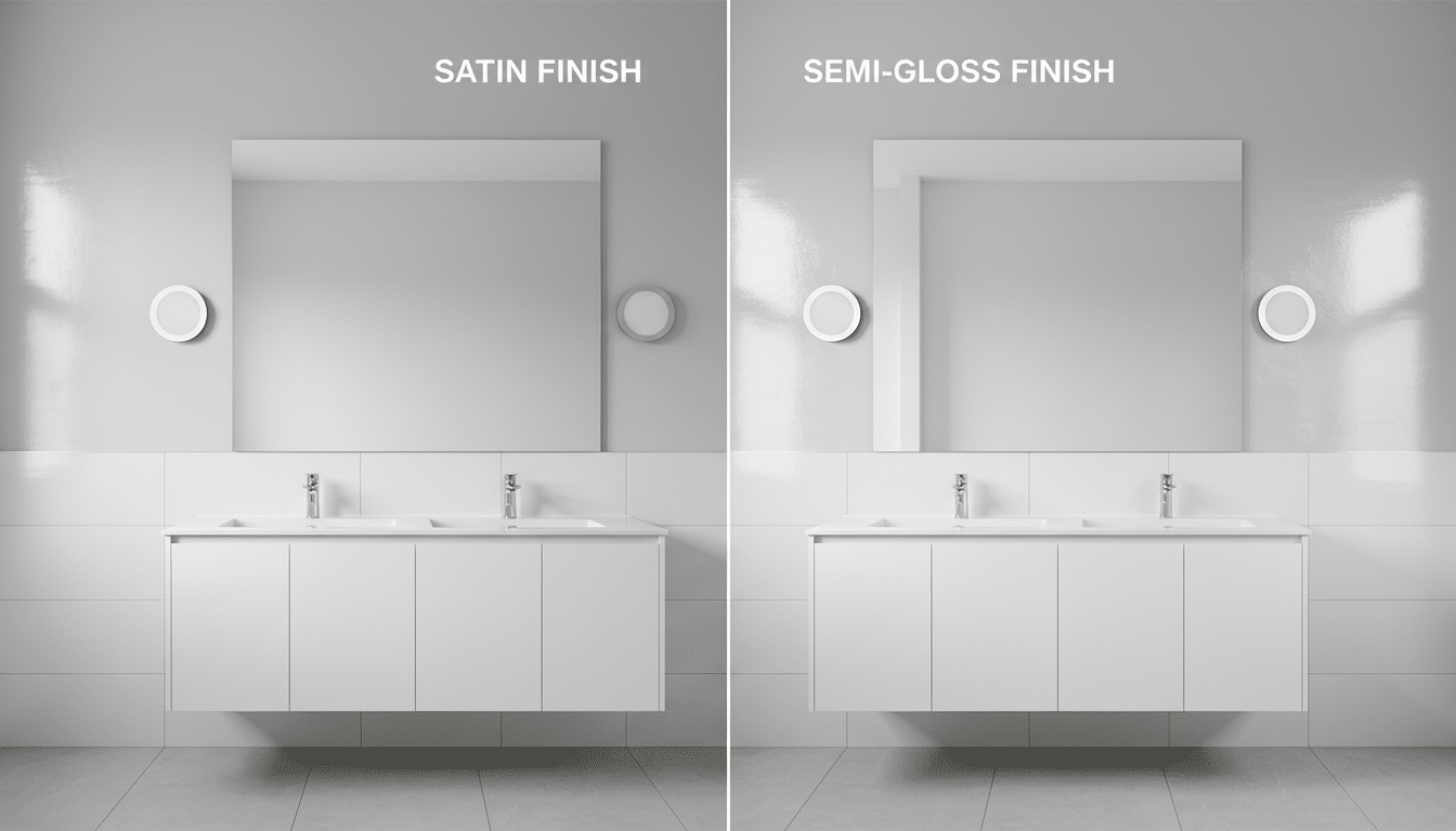 Bathroom Paint Sheen Guide: Satin vs Semi-Gloss - HelpWithDIY