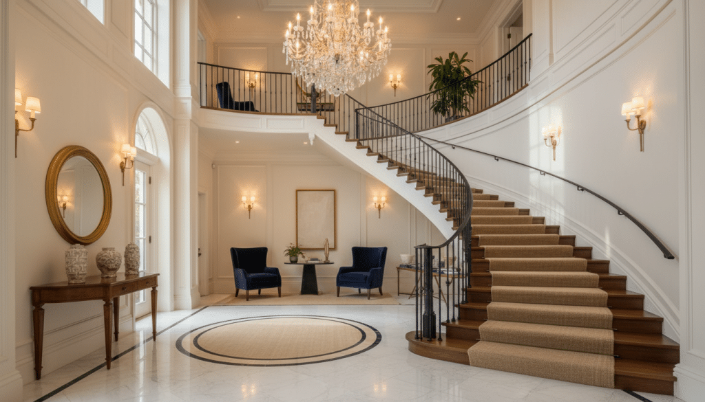 Grand Staircase Decorating Ideas for Entry Halls - HelpWithDIY