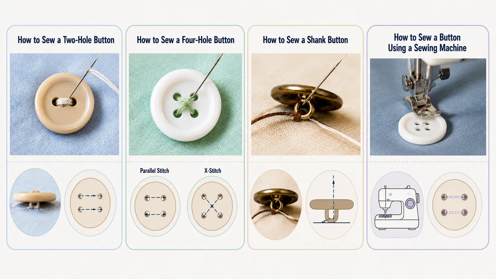 How to Sew a Button That Stays Secure